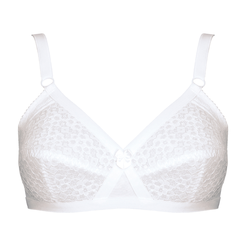 FORMAT classic Kreuz BH mit Einlage - weiß, 95A | ohne Bügel | BHs ...